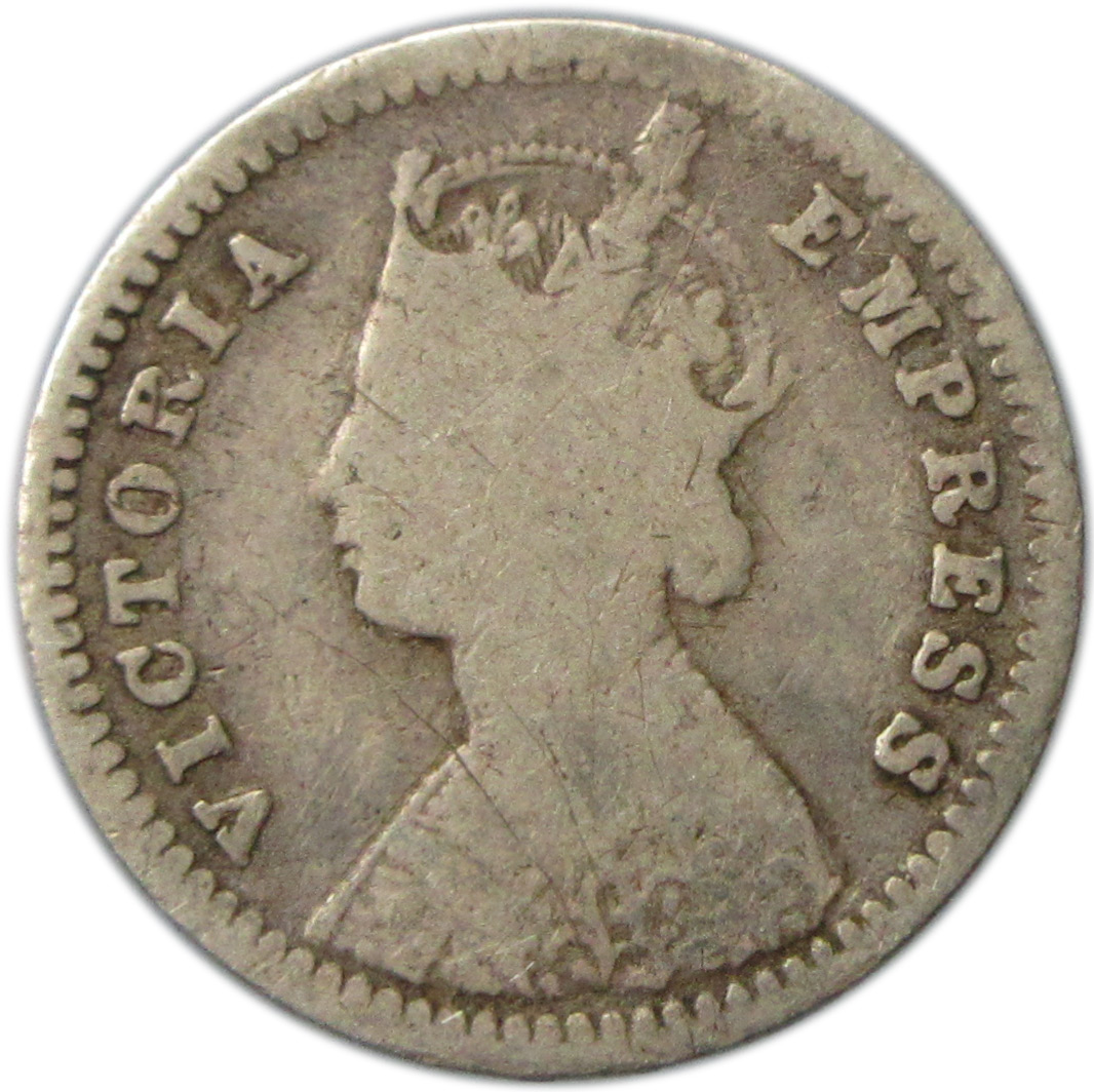 Shop Online Two Annas - 2 Annas Coins of British India From 1835-1947